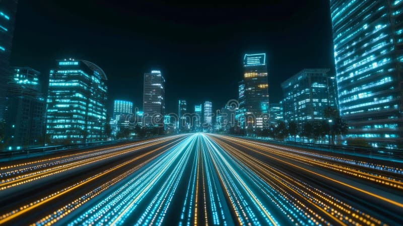 A Glitch Overlay with Broken Light Streams Creates Lively Visual ...