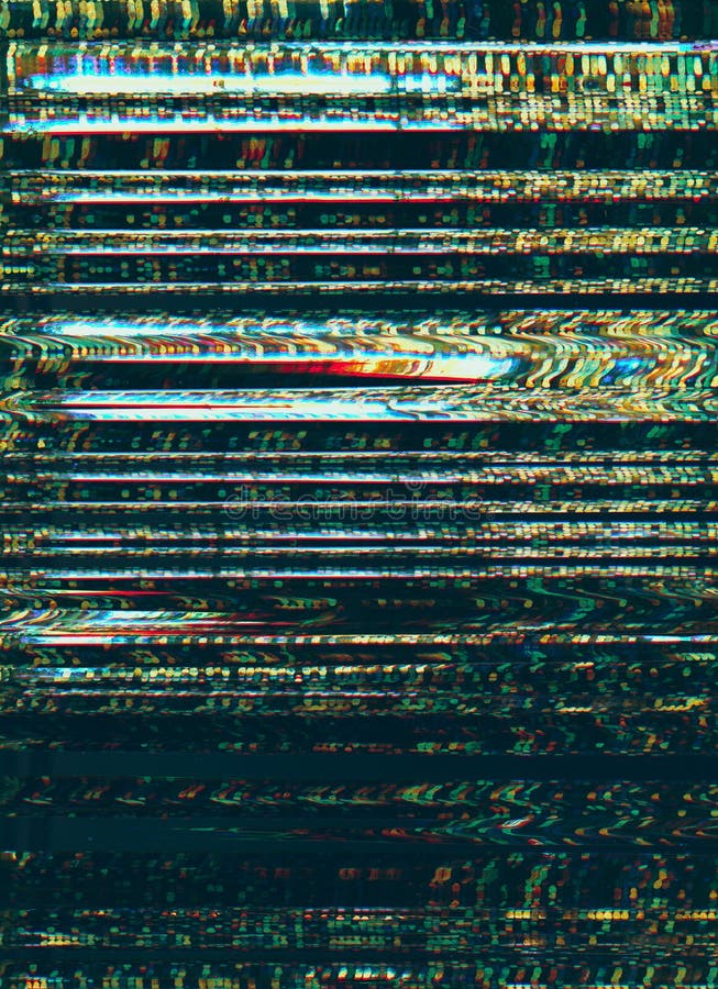 Glitch Overlay Distorted Display Multicolor Gradient Stock Photo ...