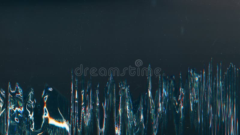 Distressed Screen Old Film Glitch Texture Dark Stock Illustration ...