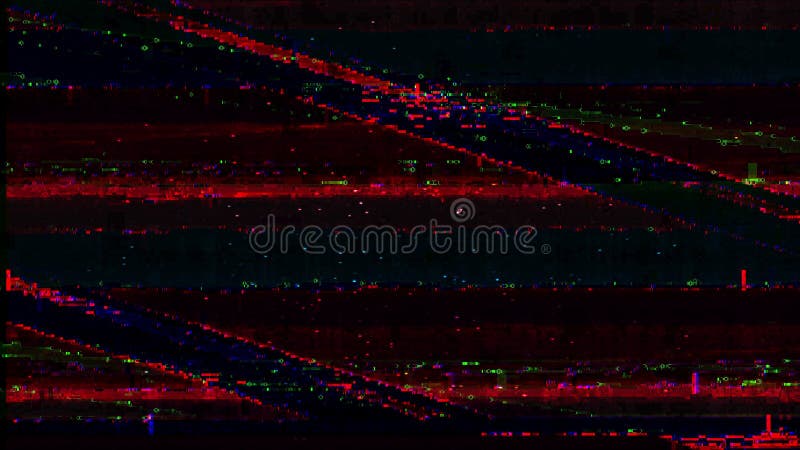 Glitch Overlay Screen Defect Flicker Effect Stock Video - Video of ...