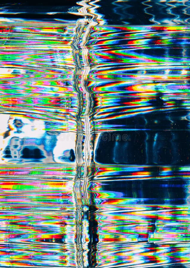 Glitch Pattern Interference Noise Abstract Design Stock Image - Image ...