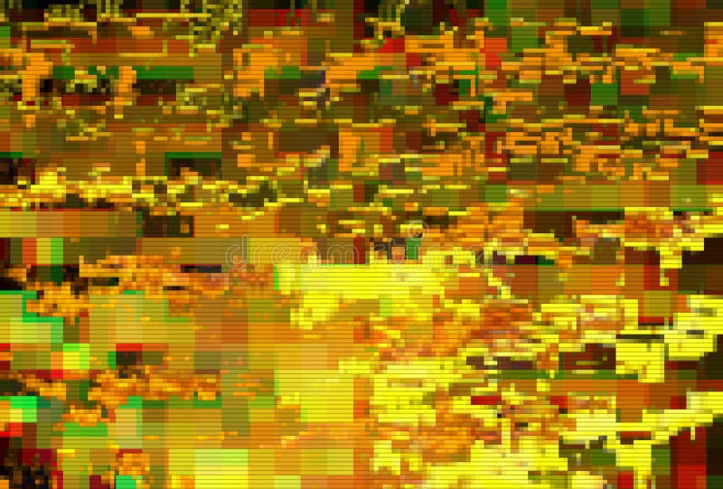 Glitch Pixel Data Moshing Digital Noise, Pattern Design Stock ...