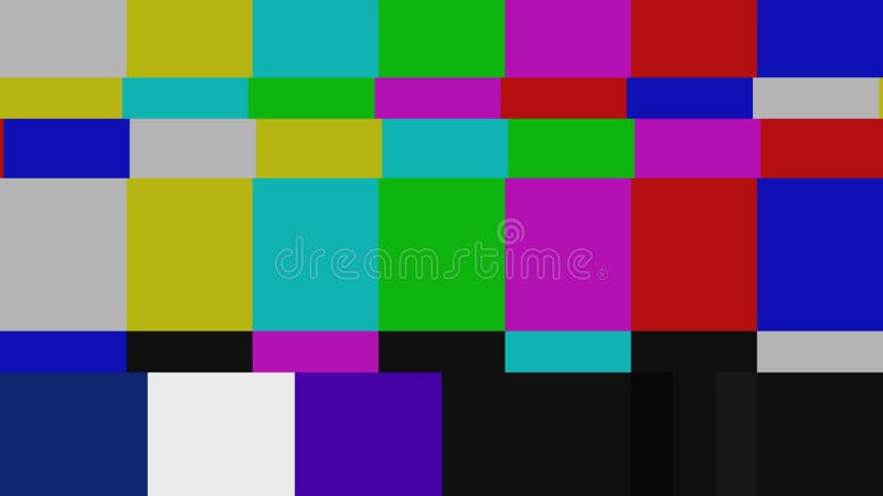 Old Tv Test Signal Sight Background Loop Stock Footage - Video of ...