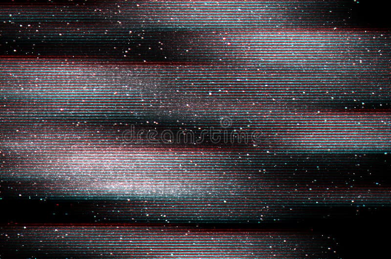 Glitch Psychedelic Background. Old TV Screen Error. Digital Pixel Noise ...
