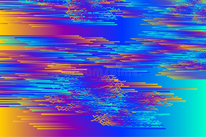Blue glitch background stock vector. Illustration of abstract - 123700166