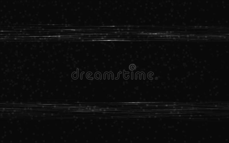 Glitch Retro Effect. VHS Video Distortions. White Random Shapes and ...