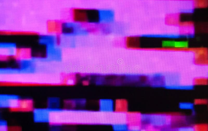 Glitch on the Screen. Abstract Background Stock Image - Image of error ...