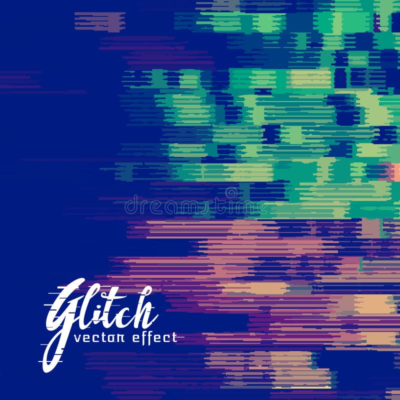 Glitch and Error Style Font and Alphabet Design Stock Vector ...