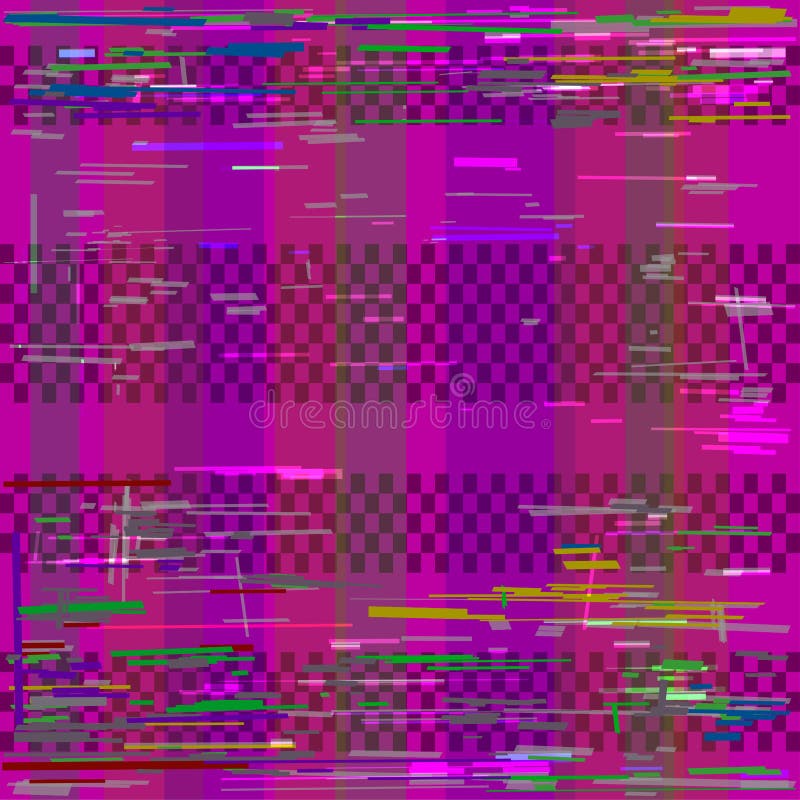 Glitch Technology Pink Background Stock Vector - Illustration of ...