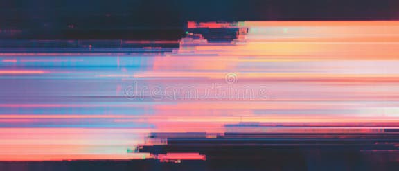 Glitch Texture Creating Distorted Patterns with Vibrant Digital Noise ...