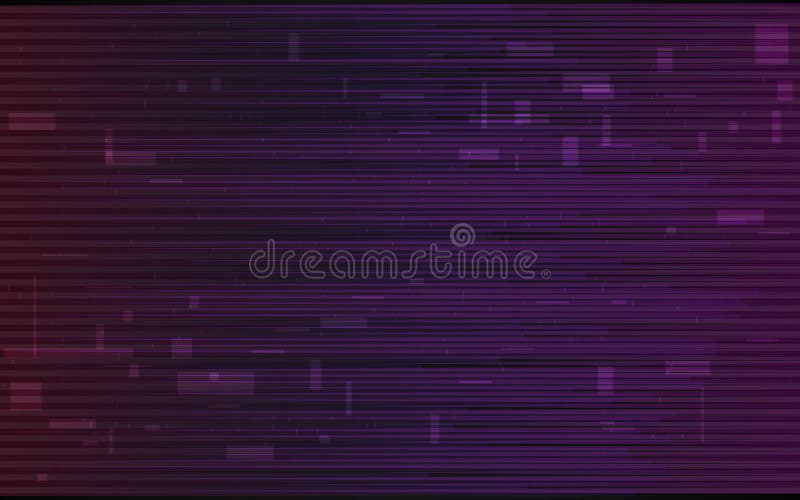 Glitch Texture. Distorted Horizontal Lines. Retro Background with ...