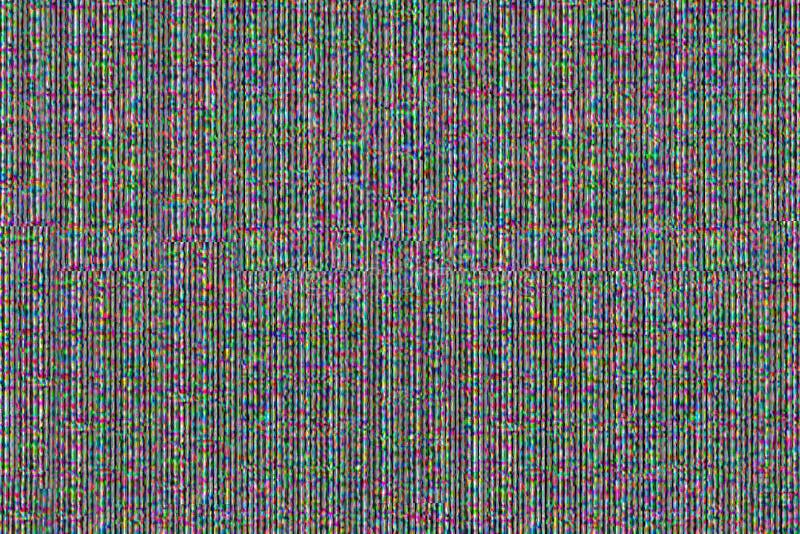 Glitch Texture with Multi-colored Pixels on the Screen Surface Stock ...