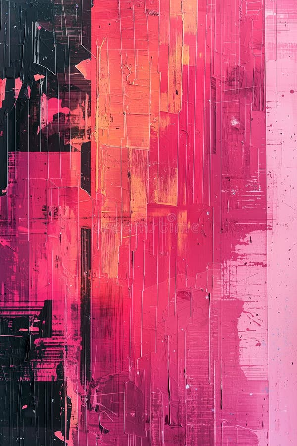 Glitch Textures on Paper, Scanned Film, Abstract Retro Background Stock ...