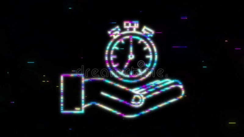 Hand Watch Rotating Motion Graphics. 3d Rendering of Modern Hand Watch ...