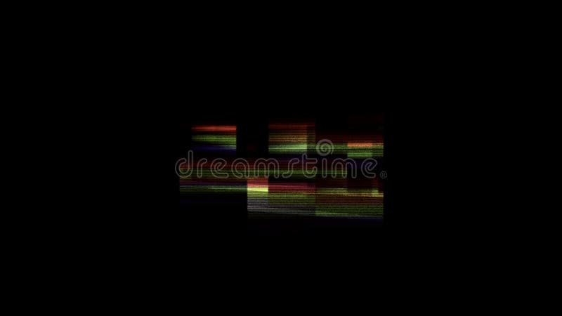Glitch Transitions, Digital Pixel Interference, Screen Distortion, No ...