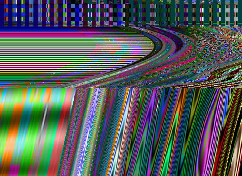 Glitch TV Error Background Computer Screen and Digital Pixel Noise ...