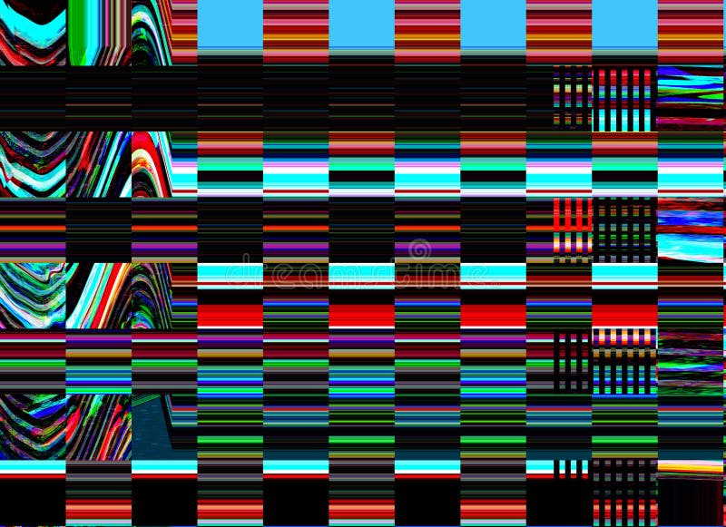 Glitch TV Noise Photo Background Computer Screen Error Digital Pixel ...