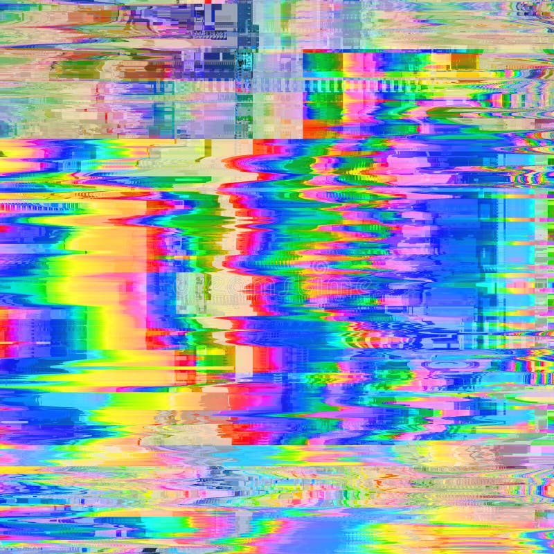 Glitch Unique Design Abstract Digital Pixel Noise Error Computer Screen ...