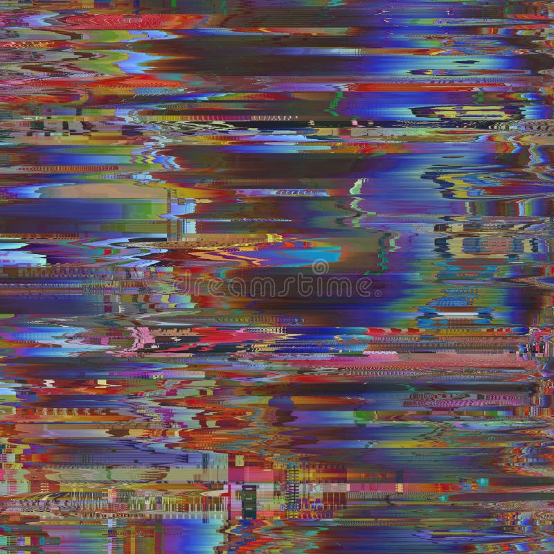 Glitch Unique Design Abstract Digital Pixel Noise Error Computer Screen ...