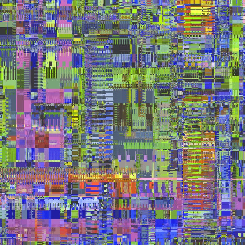 Glitch Unique Design Abstract Digital Pixel Noise Error Computer Screen ...