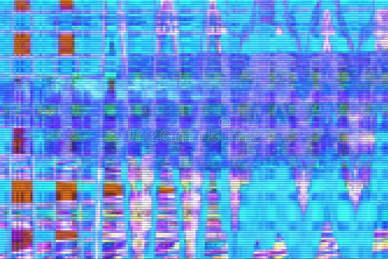 Glitch Vhs Noise Background Abstract, Distortion Stock Illustration ...