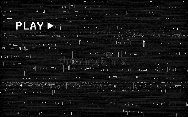 Rewind Glitch Background. Retro VHS Template for Design. Glitched Lines ... Rewind Glitch Background. Retro VHS Template for Design. Glitched Lines ...