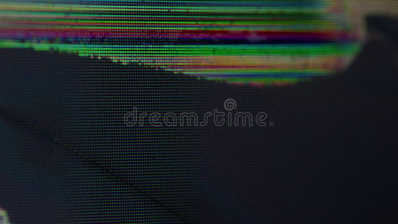 Glitch View Broken Texture Screen Defocused Glass Stock Video - Video ...