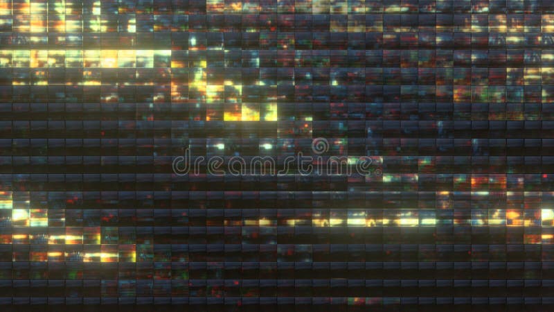 Glitch Wave Function Visualization 3D Render Illustration Stock ...
