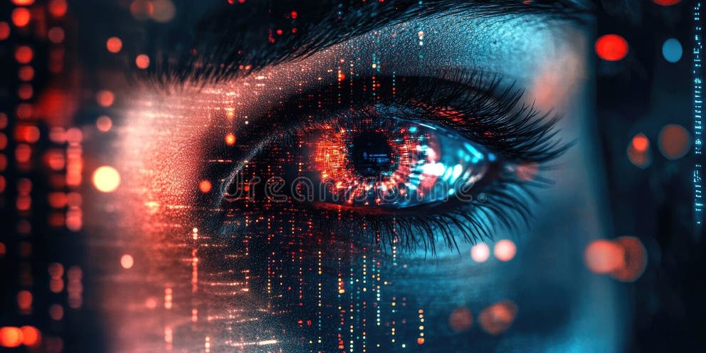 Glitchy Digital Distortion with Pixelation Effects Creating a Bold and ...