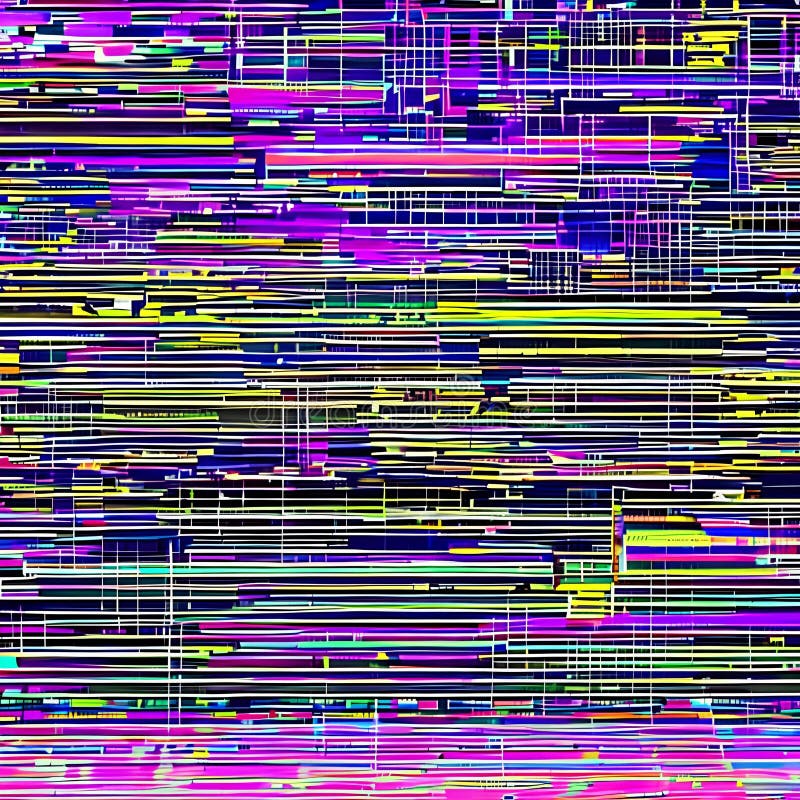 A Glitchy Digital Texture with Distorted Typography and Fragmented Text ...