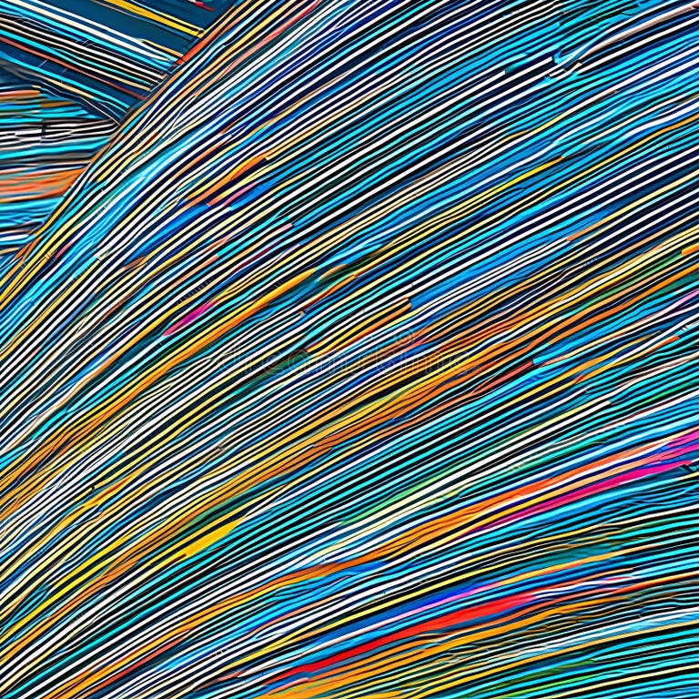 A Glitchy Digital Texture Featuring Distorted Lines and Fragmented ...