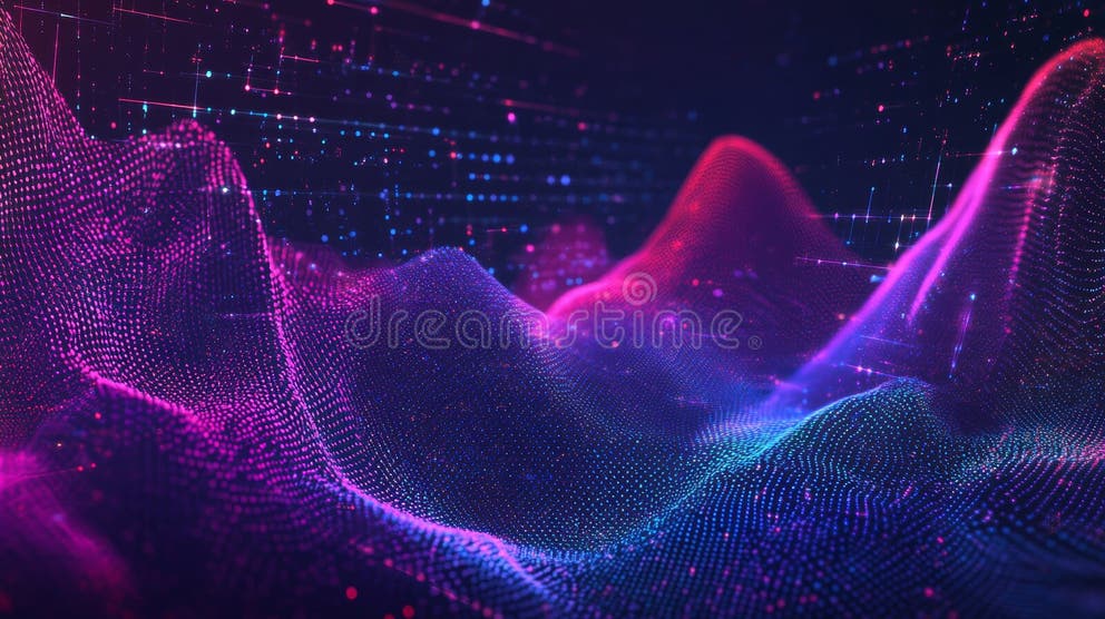 Glitchy LCD Screen Background Loop Bright Noise Interference for ...