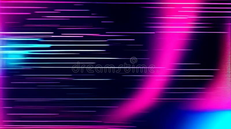 A Glitchy, Pink and Purple Screen with a Flickering Effect Stock Video ...
