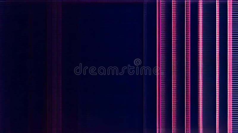 A Glitchy, Static-like Visual Effect with Red and Blue Stripes Stock ...