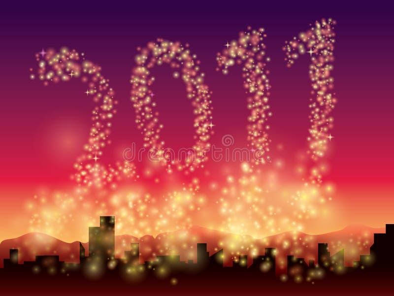 Glitter Background 2010 stock illustration. Illustration of number ...