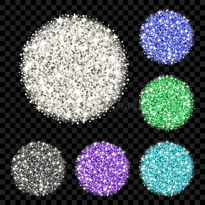 Glitter background set stock vector. Illustration of confetti - 115856821