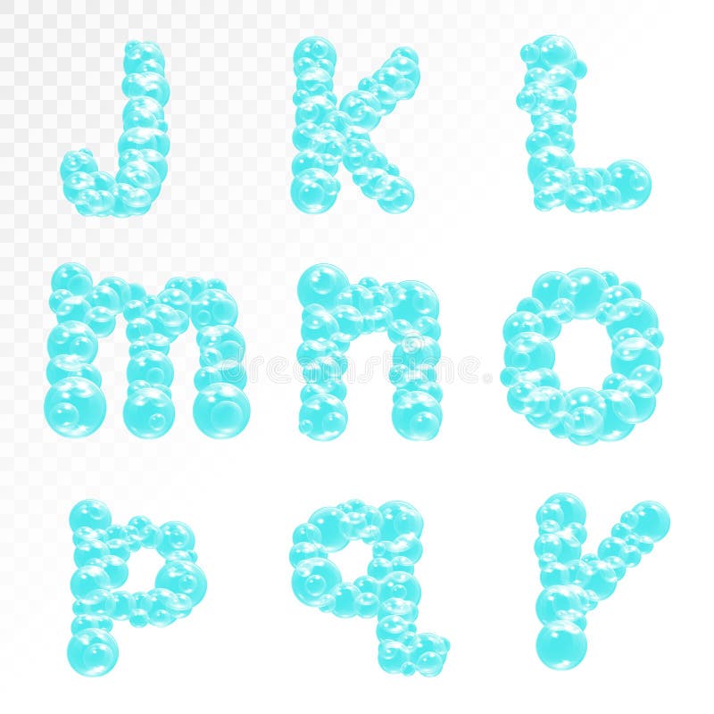 Glitter Bubble Letters Vector Stock Vector - Illustration of bubble ...
