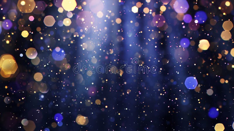 Glitter Confetti Sparkle Rain Falling from Above Background. Generative ...