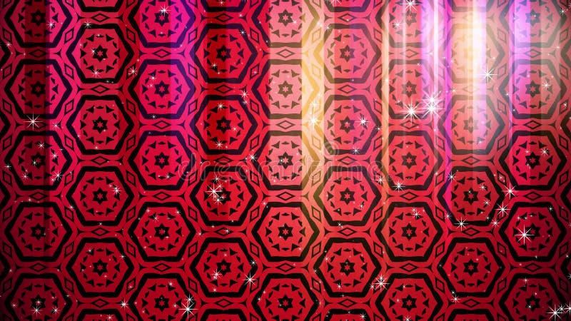 Glitter Dances on a Colored Background and the Light Moves Left and ...