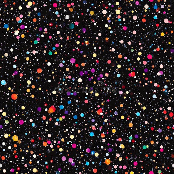 A Glitter Dot Pattern, Where Each Dot Sparkles with Tiny Shimmering ...