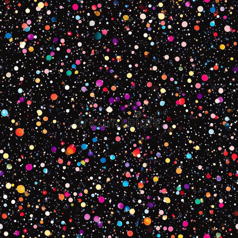 A Glitter Dot Pattern, Where Each Dot Sparkles with Tiny Shimmering ...