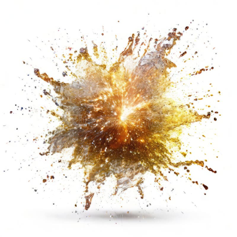 Glitter Explosion Chalk Piece Exploding into a Dazzling Shower Stock ...