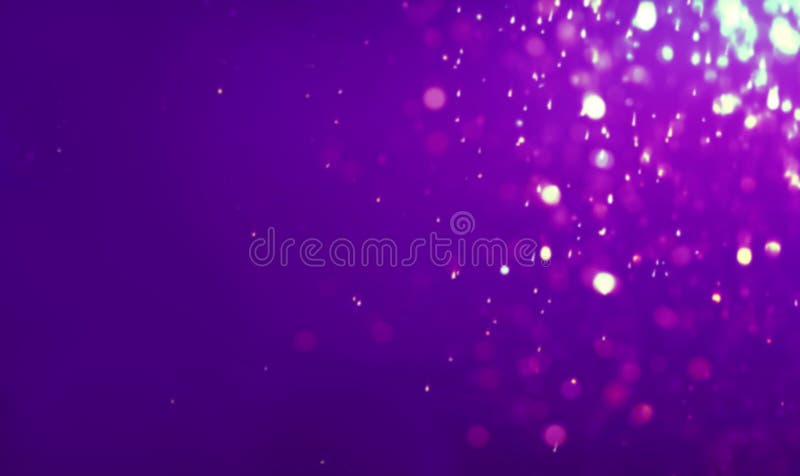 Glitter Falling on Violet Background, Bokeh Effect. Halloween Backdrop ...