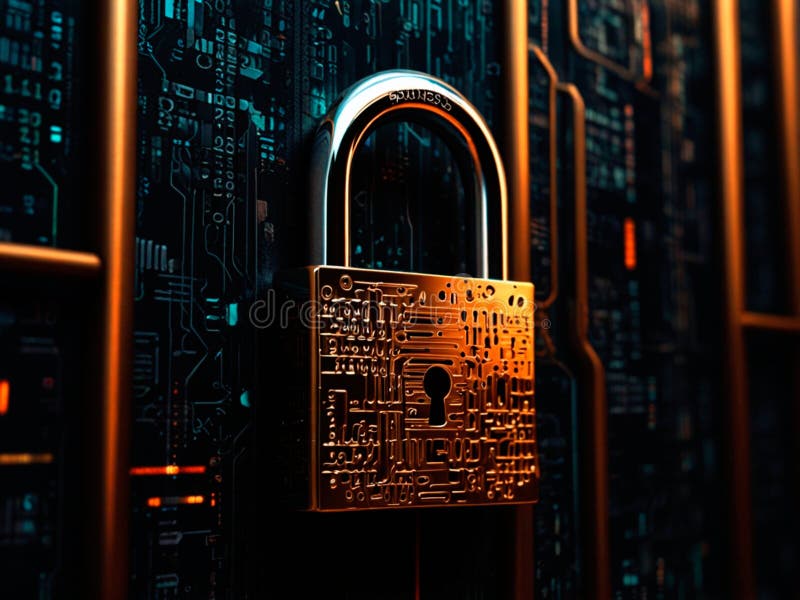 Glitter Key Images in Front of Computer and Network Screens To ...