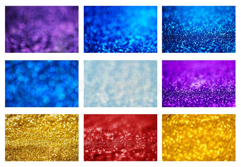Glitter Light Abstract Full Color Bokeh Light Background Stock Image ...