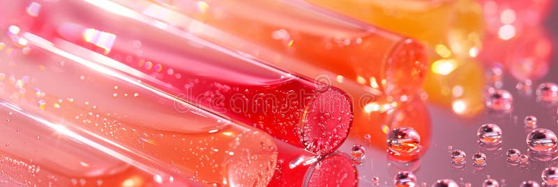 Glitter Lip Gloss Tubes Background Banner. Panoramic Web Header Stock ...