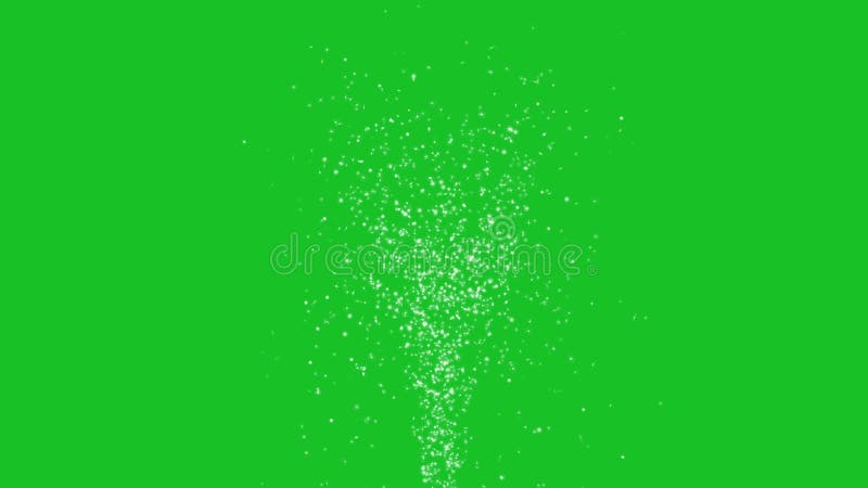 Glitter Particles Stream on Green Screen Background Motion Graphic ...