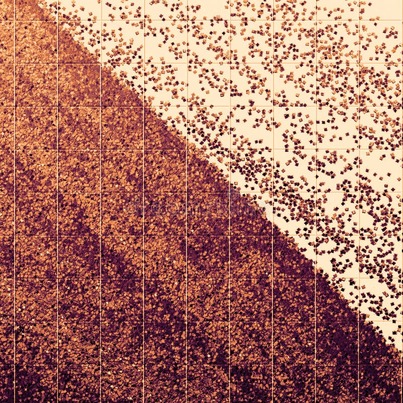 Grid Style Tile Design. Glitter Scattered on Vibrant Background ...