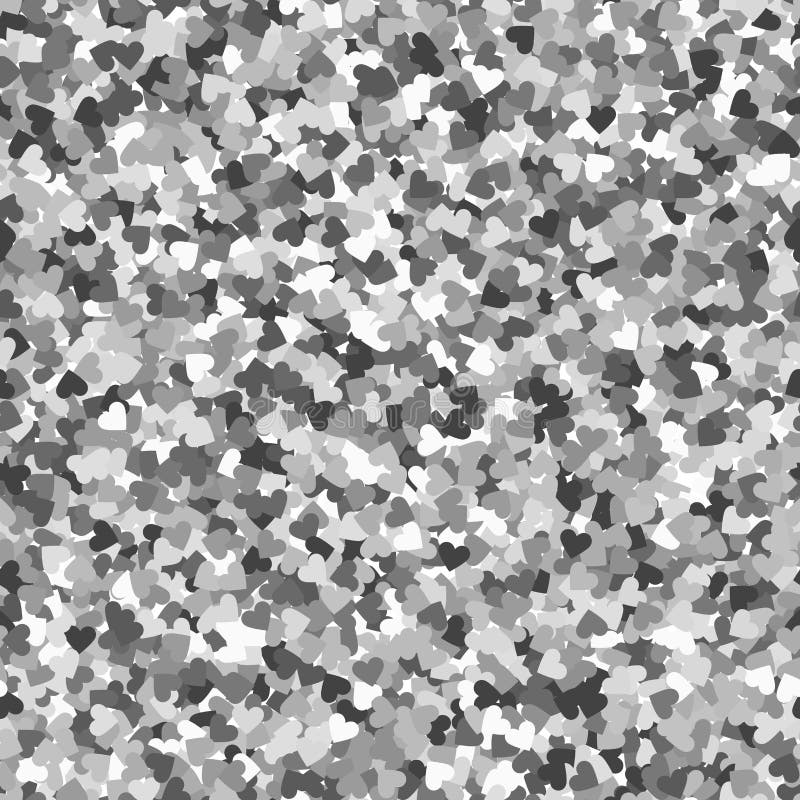 Glitter Seamless Texture. Actual Silver Particles. Endless Pattern Made ...