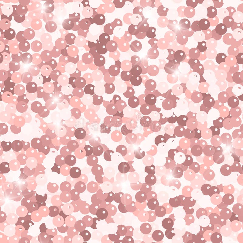 Glitter Seamless Texture Admirable Pink Particles Endless Pattern
